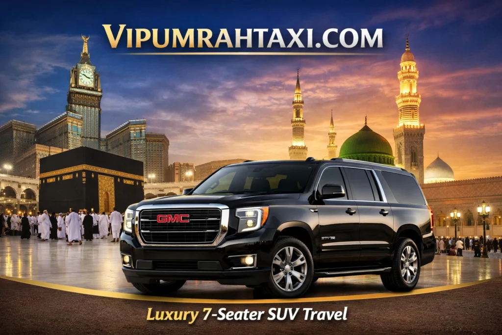 GMC Yukon XL SUV Taxi Service for Umrah & Intercity Travel